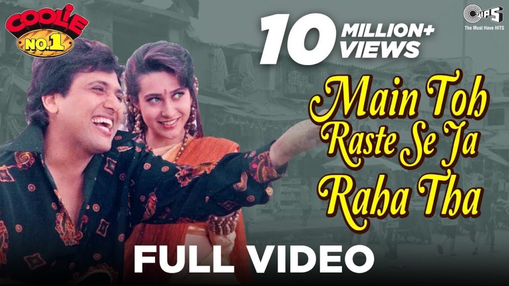 Main To Raste Se Jaa Raha Tha Song Lyrics - Coolie No. 1 - SurileGeet